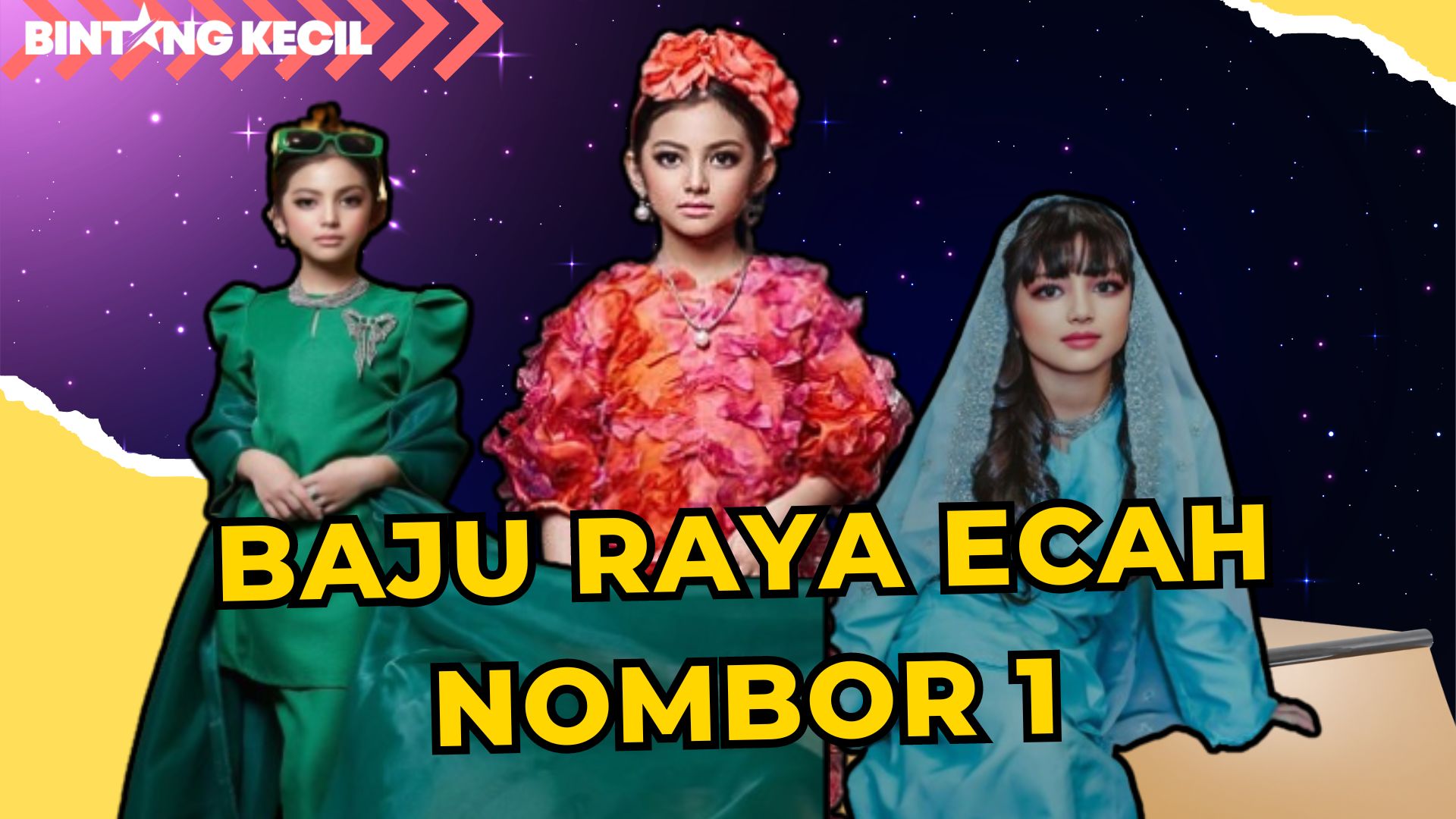 Aaisyah Anak Che Ta Juara Baju Raya 2024! Siapa Lagi Boleh Lawan ...